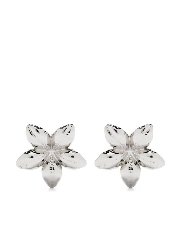 Marni Floral-shaped Earrings - Silver