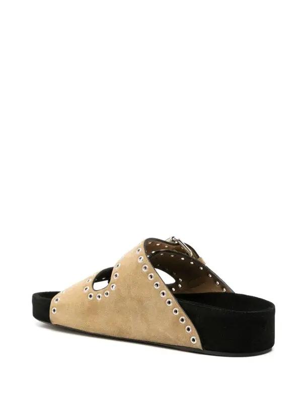 Isabel Marant Étoile Lennyo Eyelet-embellished Sandals