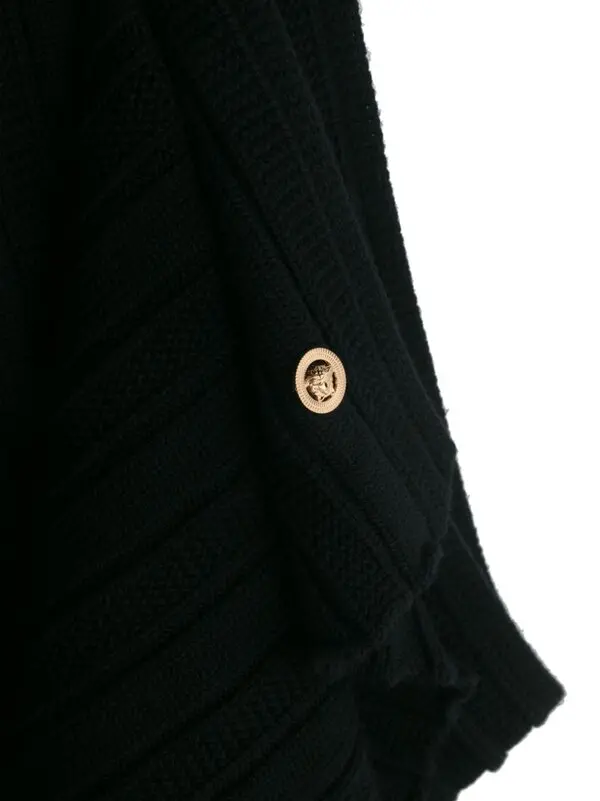 Versace Medusa Ribbed Scarf