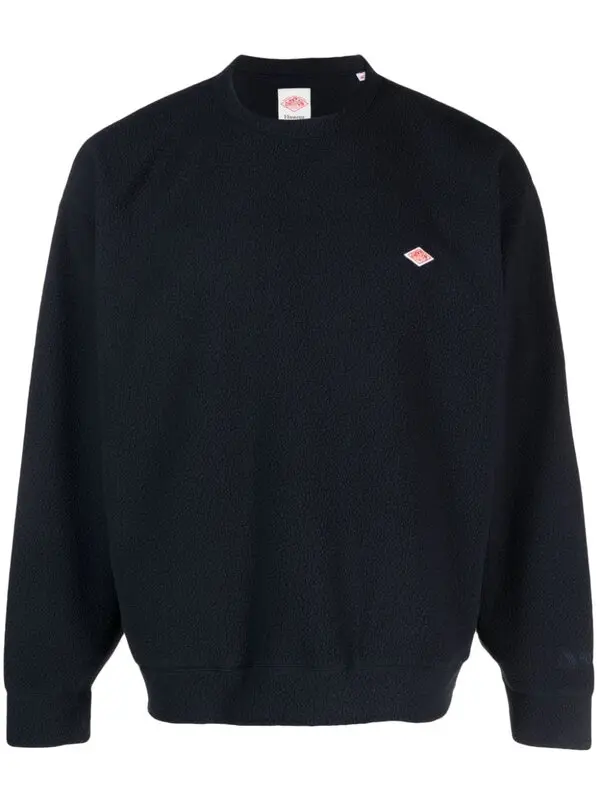 DANTON Logo-patch Fleece Sweatshirt