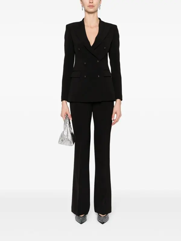 BLANCA VITA Double-breasted Blazer - Black