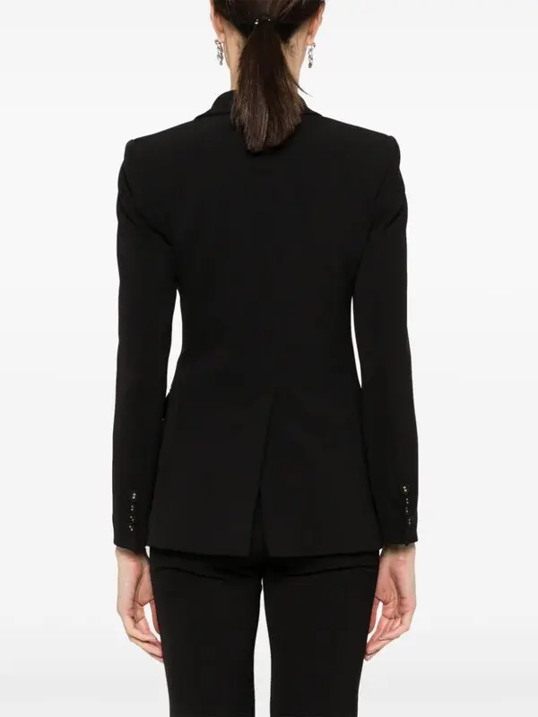 BLANCA VITA Double-breasted Blazer - Black