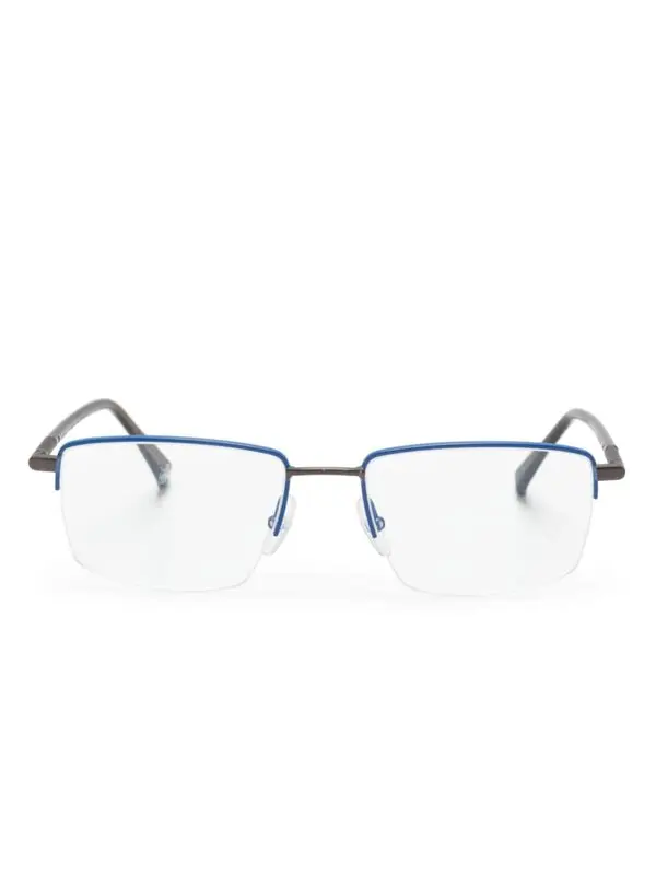 ETNIA BARCELONA Needles Rectangle-frame Glasses - Blue