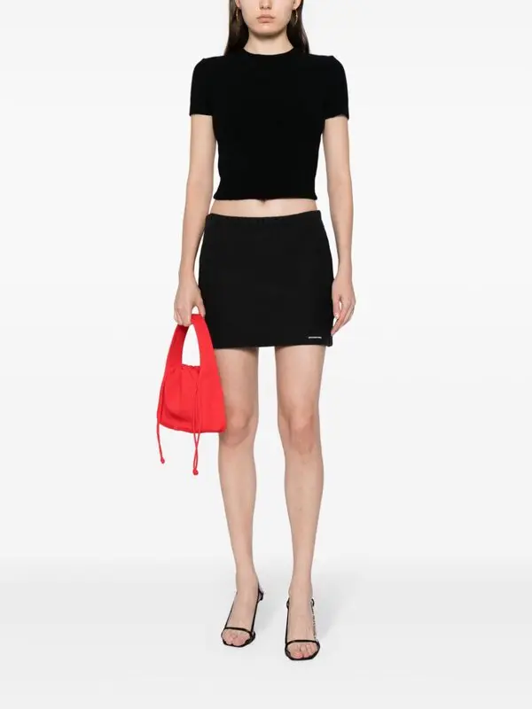 Alexander Wang Bonded Miniskirt - Black - 40% Off | Editorialist