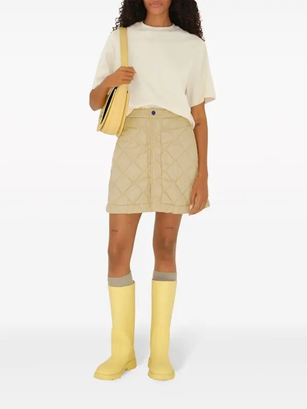 Burberry Ek Cotton T-shirt - Neutrals