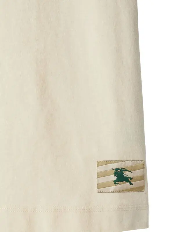 Burberry Ek Cotton T-shirt - Neutrals