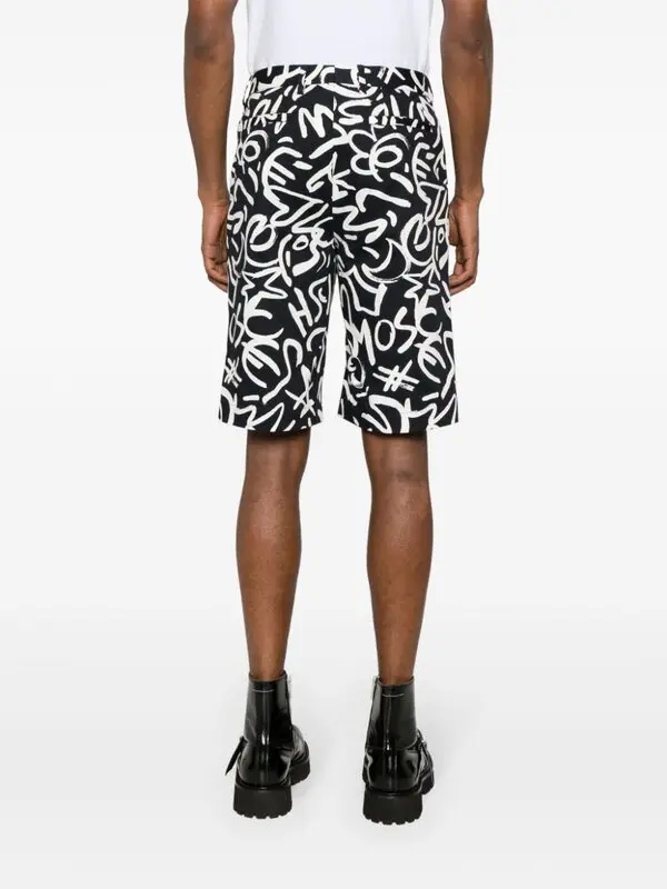 Moschino Monogram-print Chino Shorts