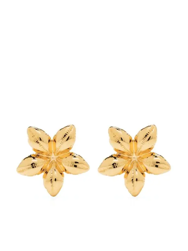 Marni Floral Earrings - Gold