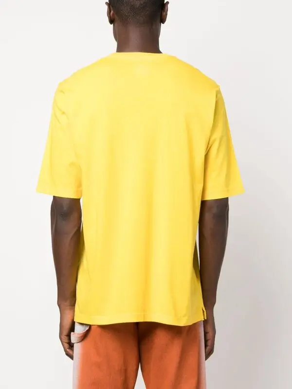 Dsquared2 Logo-print Cotton T-shirt - Yellow