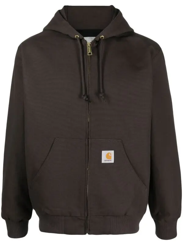Carhartt Work In Progress Active Hooded Jacket - Brown