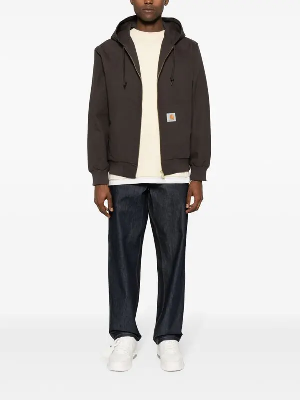 Carhartt Work In Progress Active Hooded Jacket - Brown