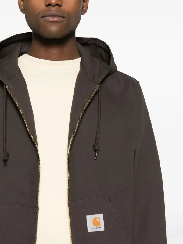 Carhartt Work In Progress Active Hooded Jacket - Brown