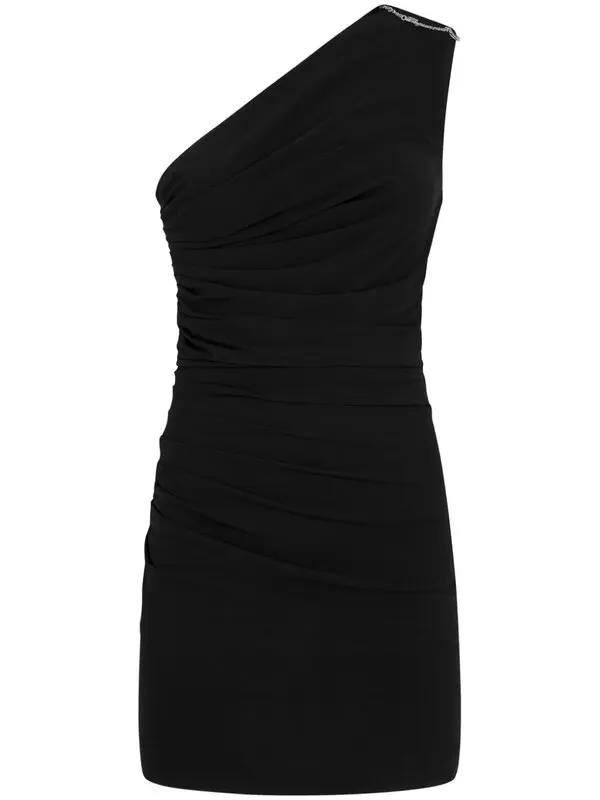 Dsquared2 Ruched One-shoulder Mini Dress