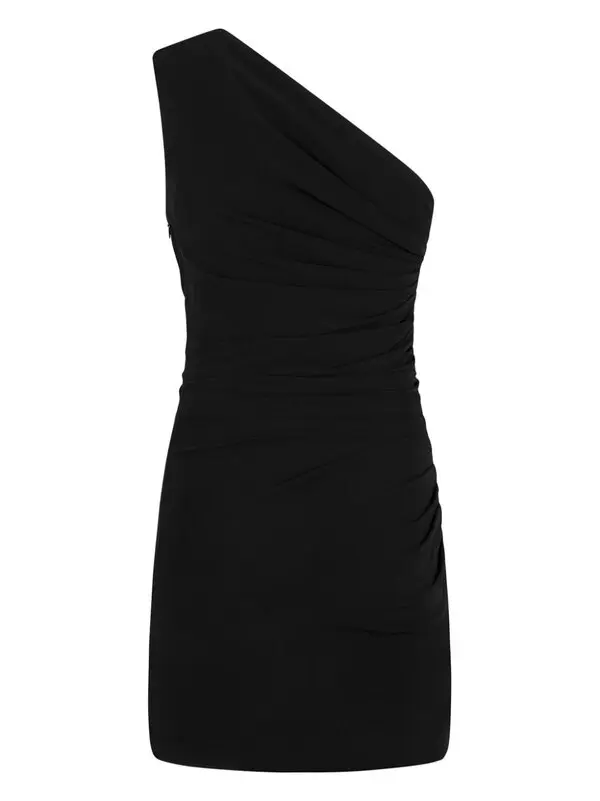 Dsquared2 Ruched One-shoulder Mini Dress