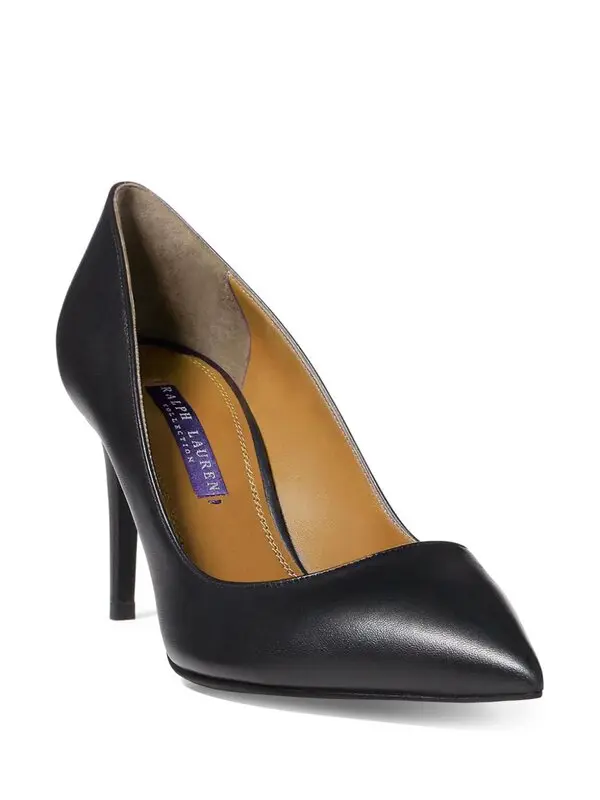 Ralph Lauren Armissa 75mm Leather Pumps