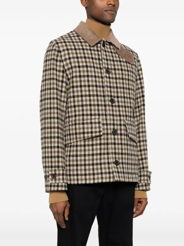 Paul Smith Checked Wool Shirt Jacket