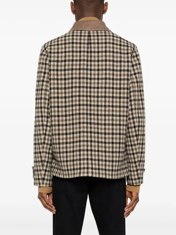 Paul Smith Checked Wool Shirt Jacket