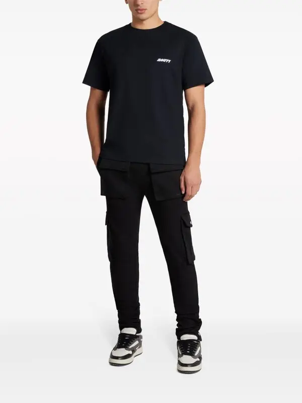 MOUTY Logo-print Cotton T-shirt - Black