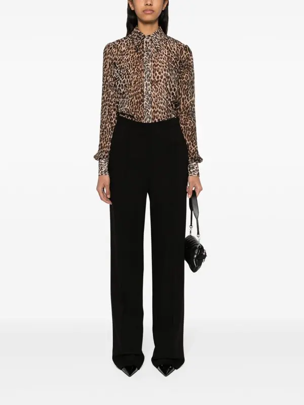 STYLAND High-waisted Straight-leg Trousers