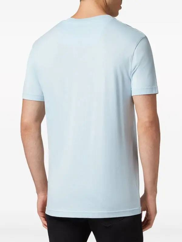 Philipp Plein Smile Cotton T-shirt - Blue