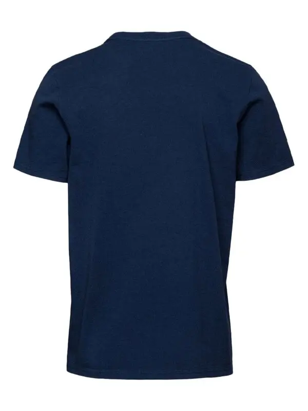 Aztech Mountain Altitude Logo-print Cotton T-shirt - Blue