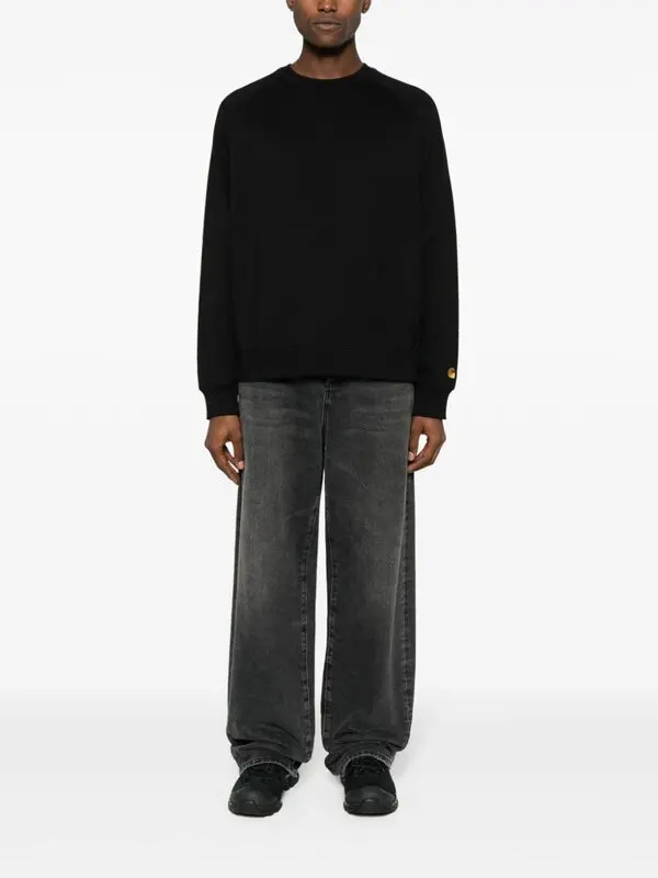 Carhartt Work In Progress Chase Crew-neck Sweatshirt - Black