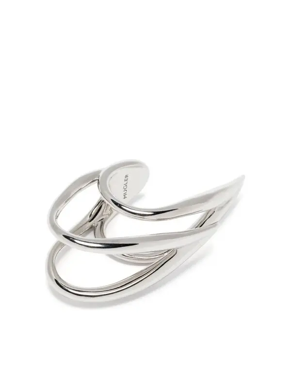 MUGLER Polished-finish Ring - Silver