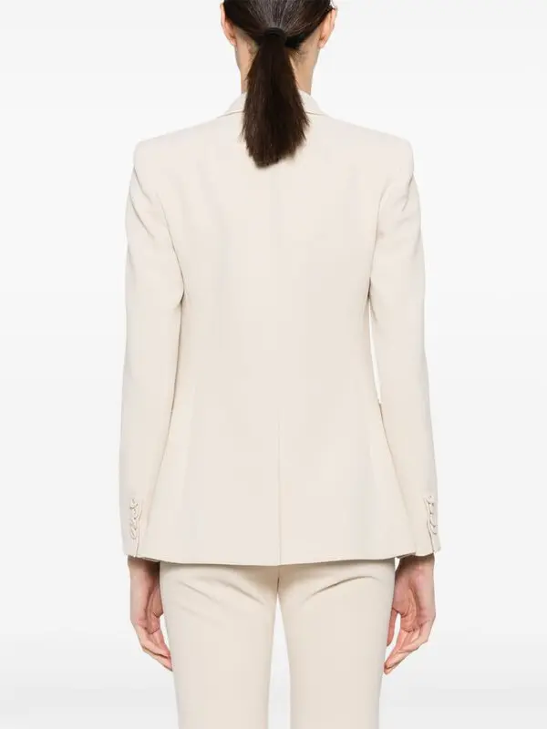 BLANCA VITA Double-breasted Blazer - Neutrals