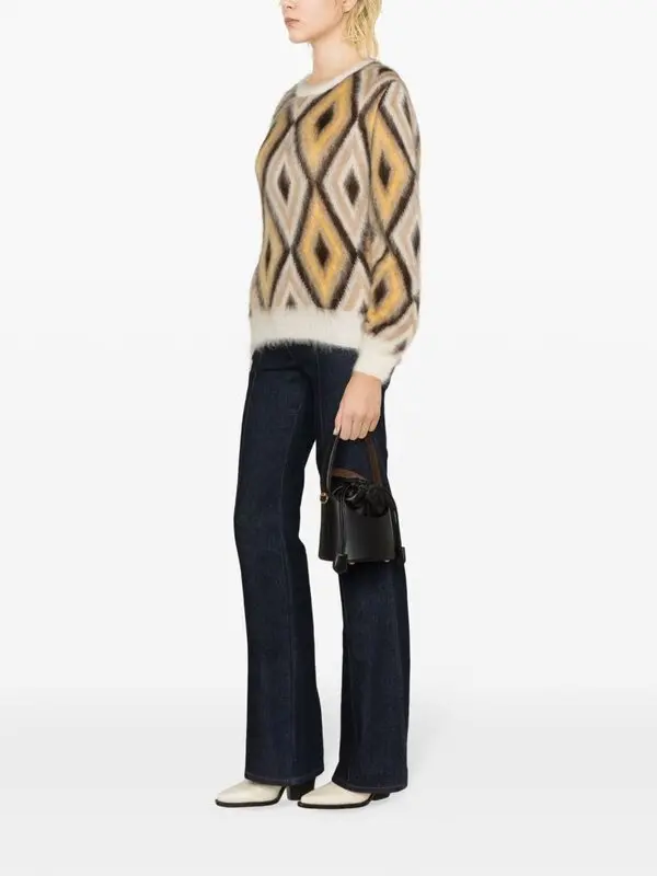 Etro Diamond-jacquard Jumper