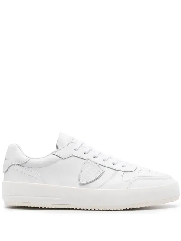 Philippe Model Leather Sneakers - White