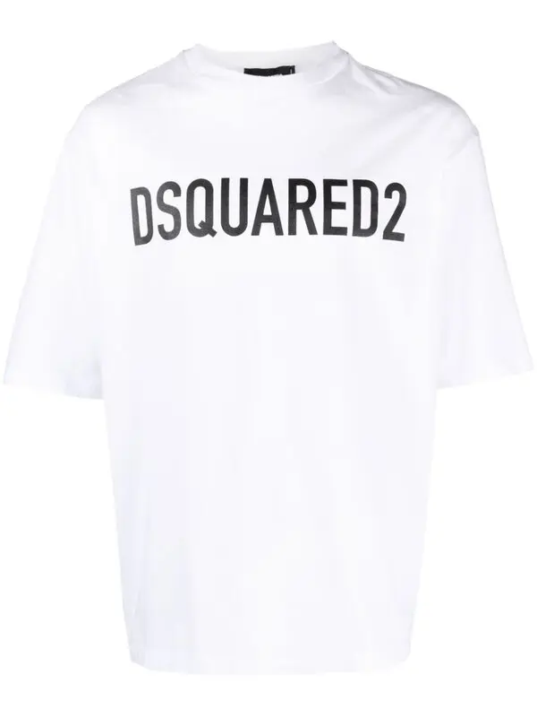Dsquared2 Logo-print Cotton T-shirt - White