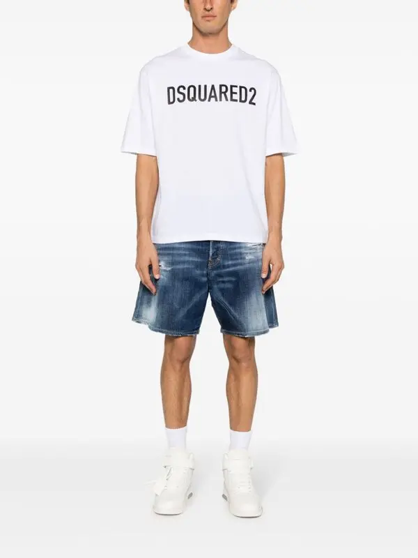 Dsquared2 Logo-print Cotton T-shirt - White
