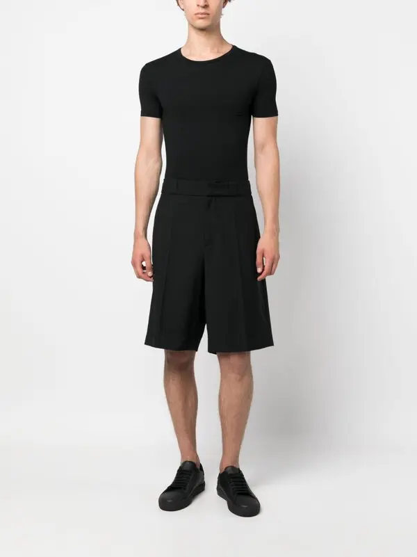 Zegna Short-sleeved Stretch-modal T-shirt - Black