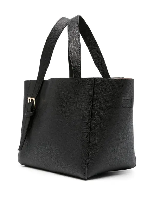 VALEXTRA Soft Bucket Micro Tote Bag - Black