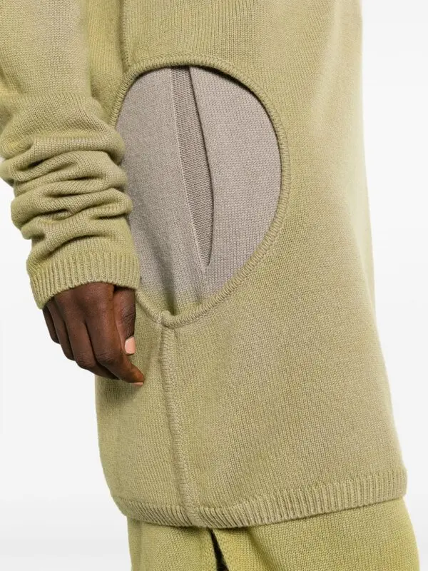 MONCLER + RICK OWENS Subhuman Cut-out Jumper