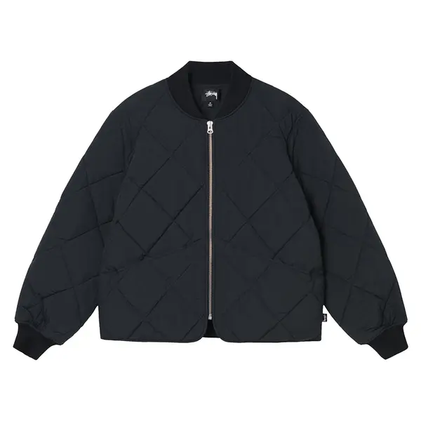 StÜssy Dice Quilted Liner Jacket - Black