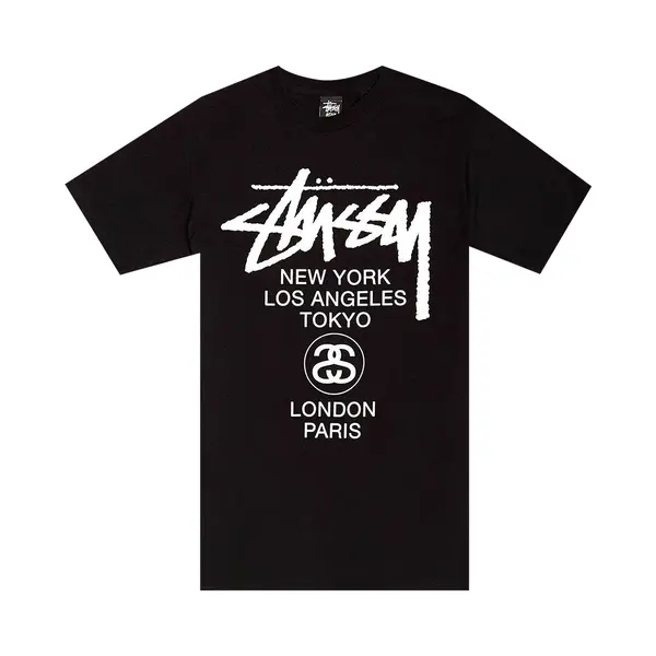 StÜssy World Tour Tee - Black