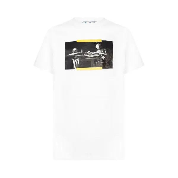 Off-White Caravaggio Painting Short-sleeve Slim Tee /multi