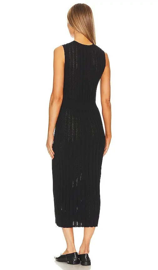 Varley Florian Knit Dress In Black - 54% Off | Editorialist