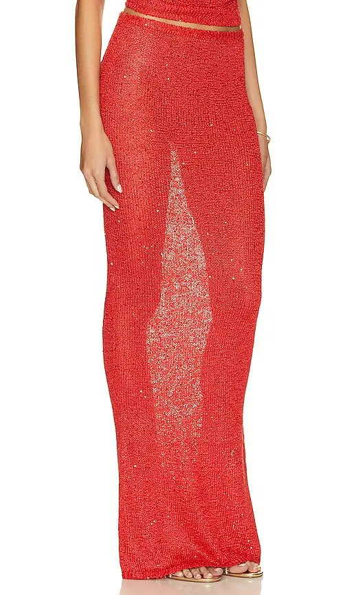 ASTA RESORT Carolina Skirt - Rossa Sequin