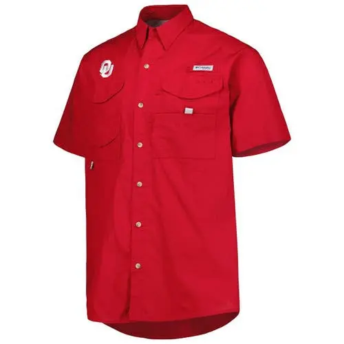 Columbia Oklahoma Sooners Bonehead Button-up Shirt