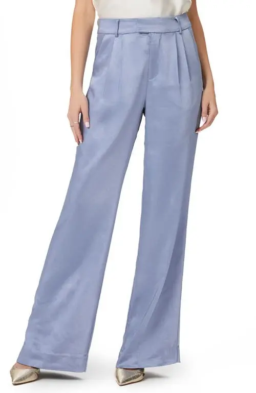 Paige Elyana High-waist Trousers - Iced Slate