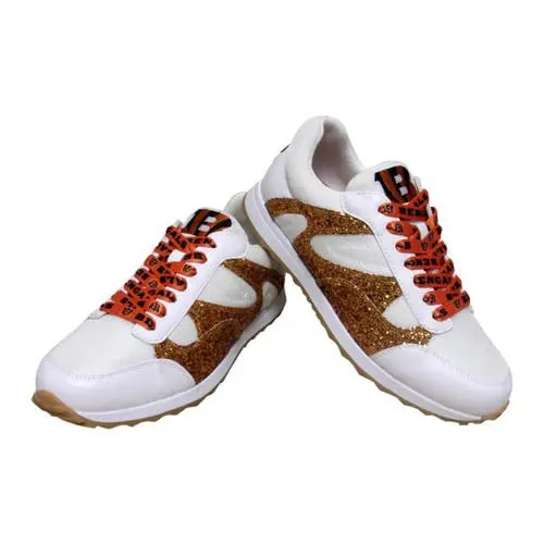 CUCE Cincinnati Bengals Glitter Sneakers