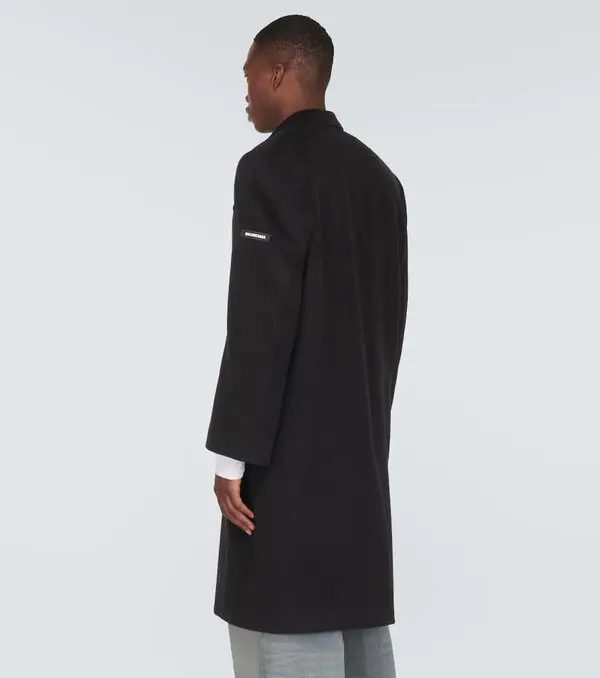 Balenciaga Wool Chesterfield Coat