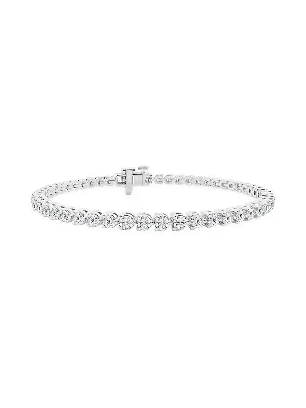 Saks Fifth Avenue Collection 14k White Gold & 10.0 Tcw Lab-grown Diamond Tennis Bracelet - 3 Tcw