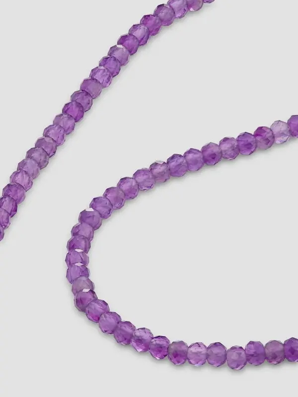 Jia Jia Birthstone 14k Yellow Gold & Gemstone Beaded Necklace - Amethyst