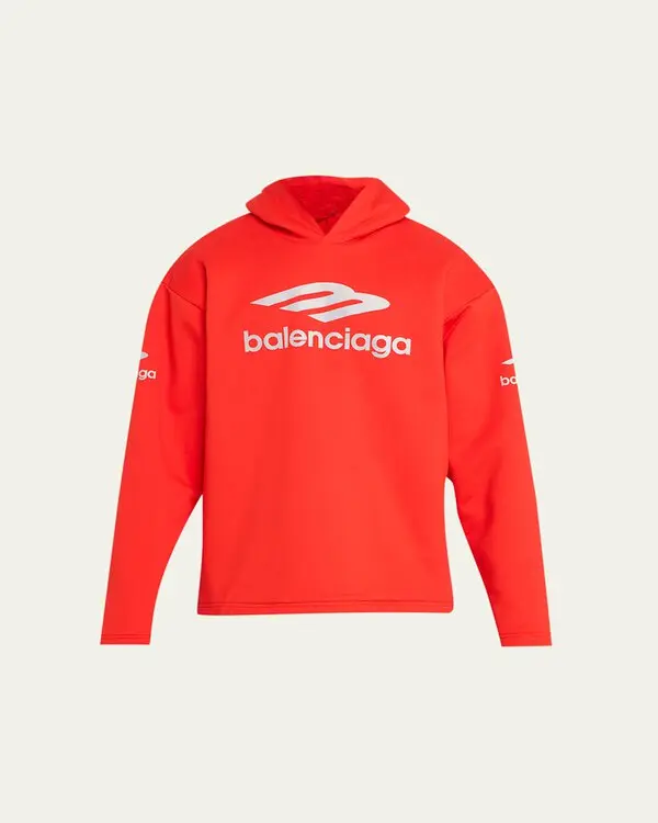 Balenciaga 3b Sports Icon Ski Hoodie - Red | Editorialist