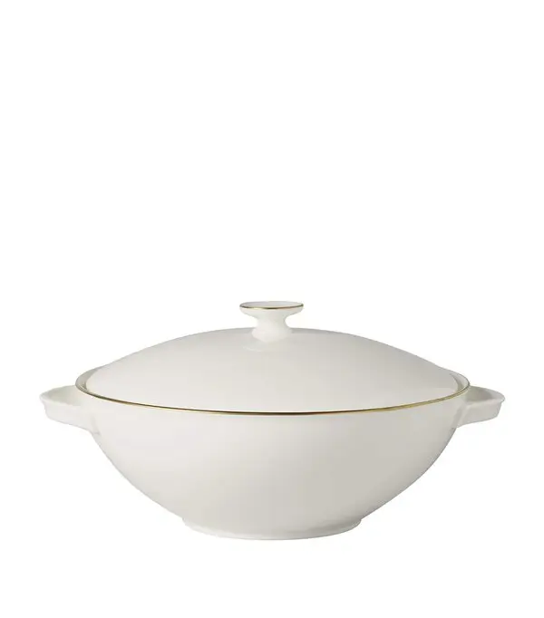 VILLEROY & BOCH Anmut Gold Soup Tureen - White