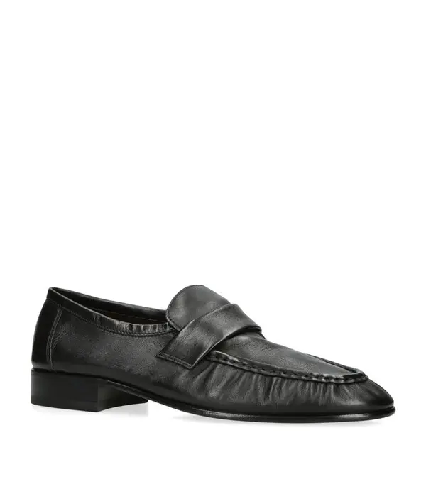 THE ROW Soft Leather Loafers