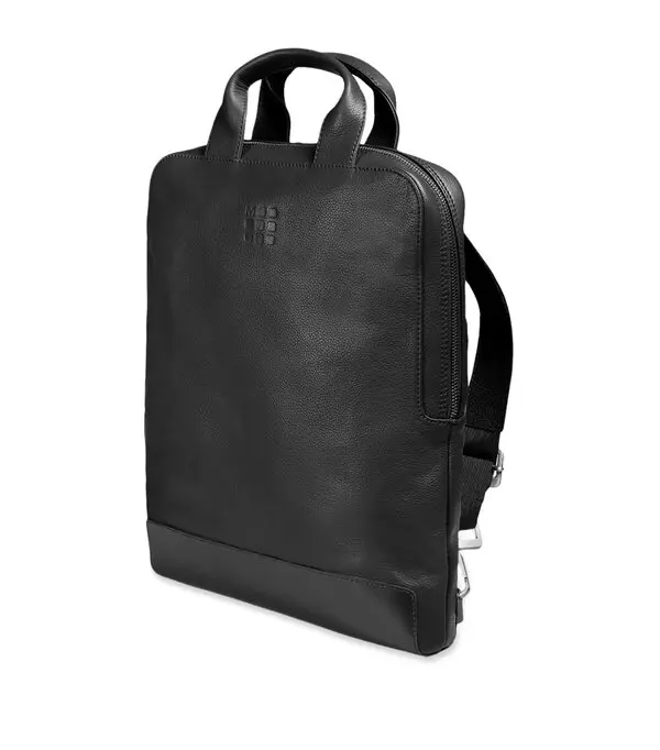 MOLESKINE Leather Laptop Bag - Black